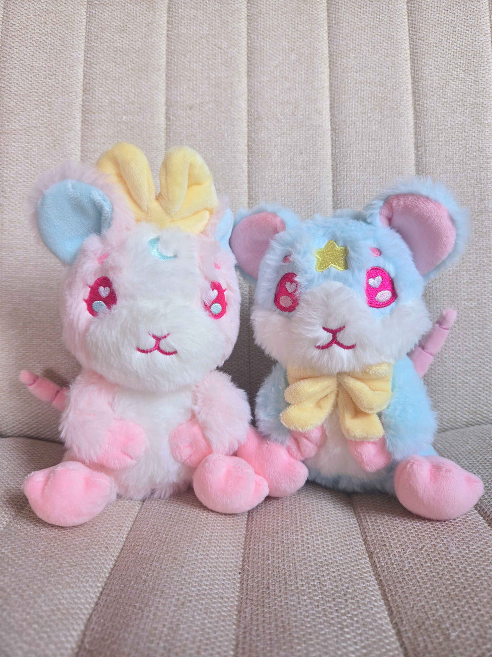 FEBRUARY PREORDER: Sugarbean Cotton / Candy the rats mini Plush ...