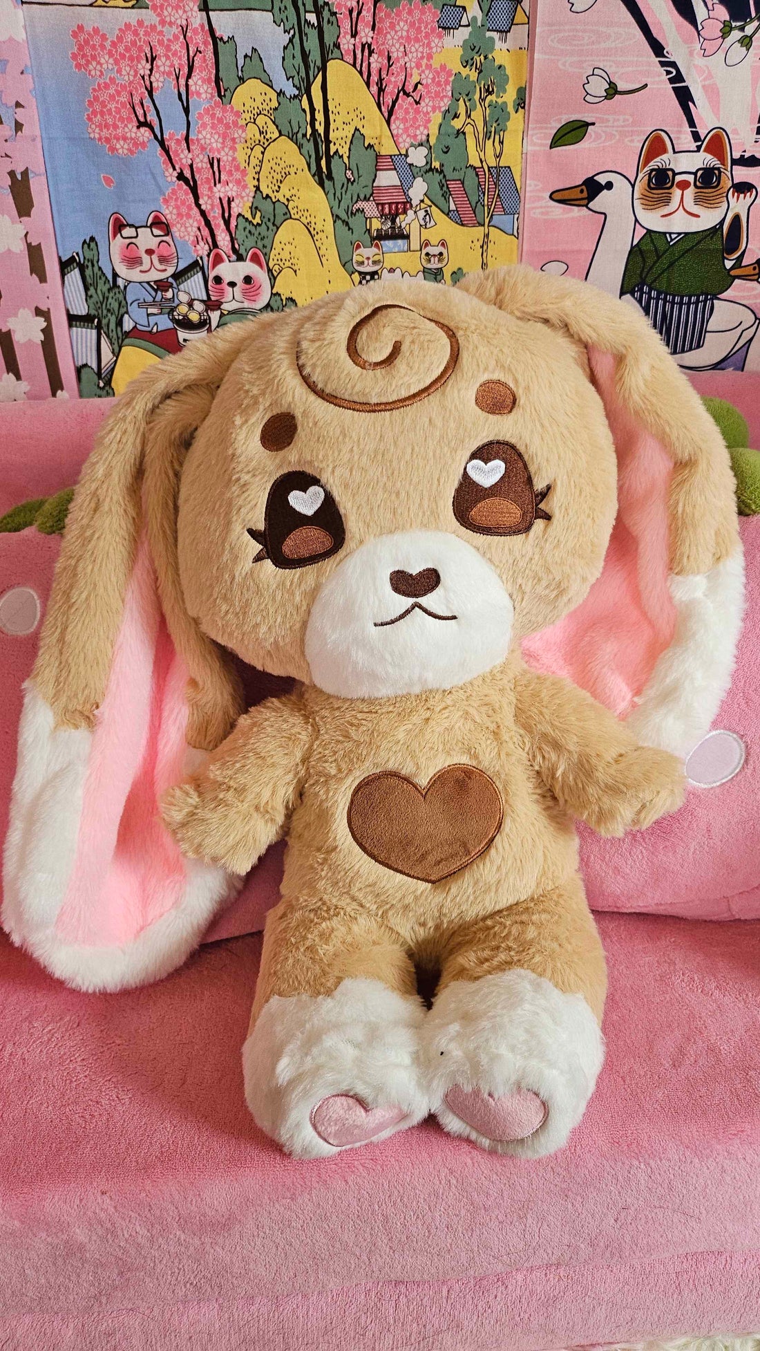 Cinnabunny the Barista Bun Sugarbell Pal Jumbo plushie – sugarycarousel