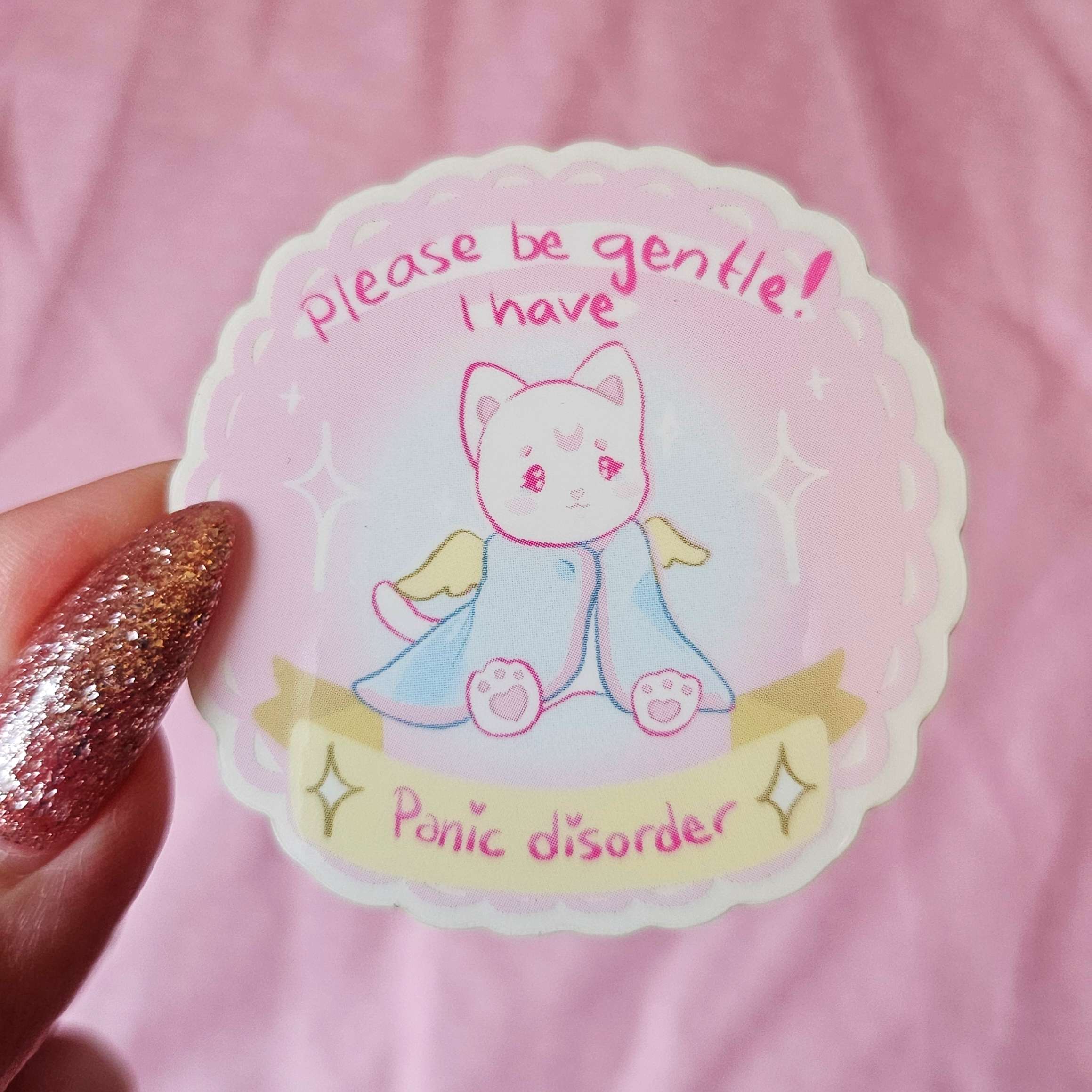 Panic Disorder 2 inch vinyl sticker – sugarycarousel